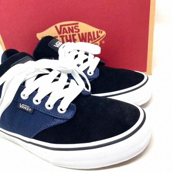 Vans | Shoes | Vans Atwood Deluxe Blue Skate Sneaker Womens Low ...